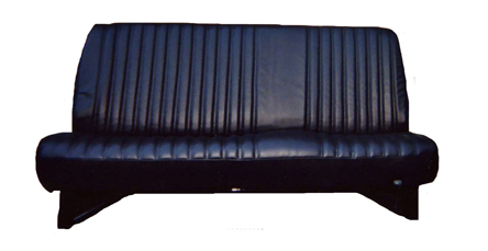 1990 Chevrolet K1500 Std Cab Pickup Seat Upholstery Bench 60 40 Style w o Headrests Charcoal Vinyl